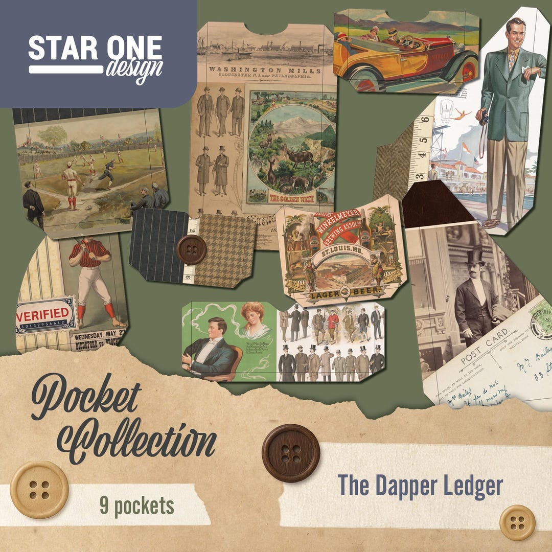 Pocket Collection – the Dapper Ledger | 9 Printable Vintage Men’s ...