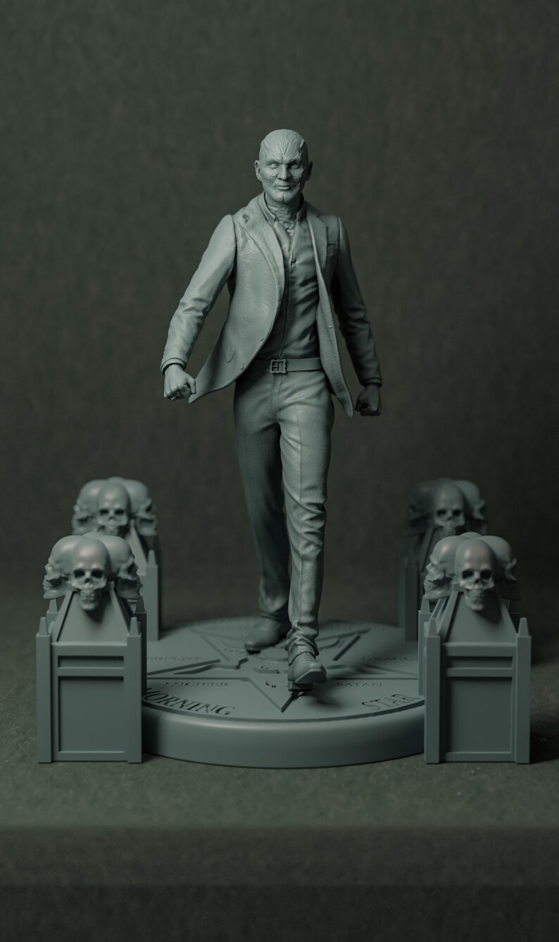 NSFW SFW Lucifer Stl Files Nsfw Stl Figure Statue Figure 3d Printer 3d ...