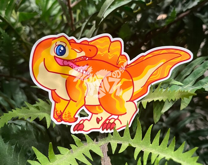 Spinosaurus Sticker - Dinosaur - Cute - Vinyl - Handmade - Waterproof ...