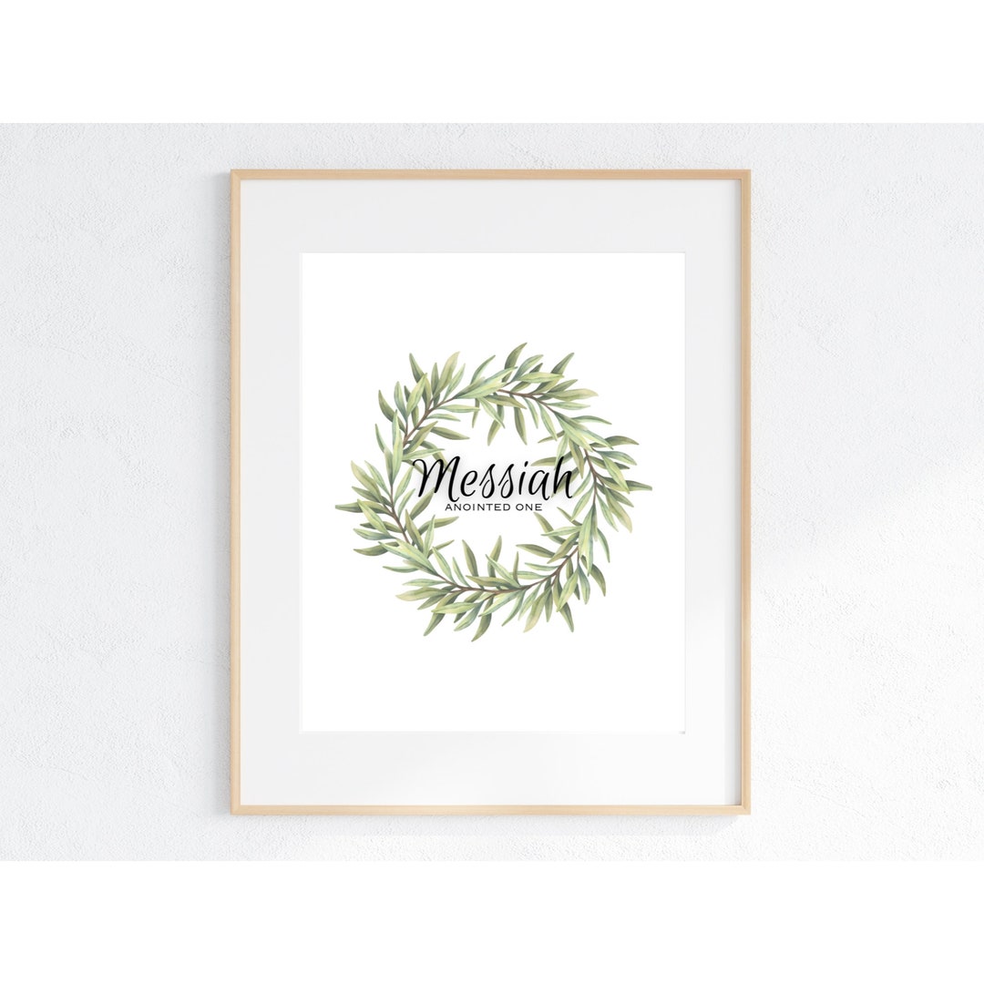 Messiah Digital Art Print Instant Download Christmas Art Print ...