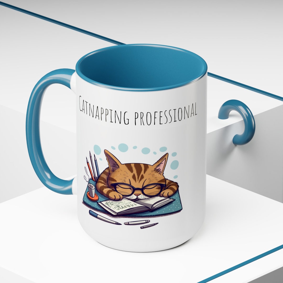 Sleepy Cat Mug / Catnap / Ceramic Mug / Cat Lover Gift - Etsy