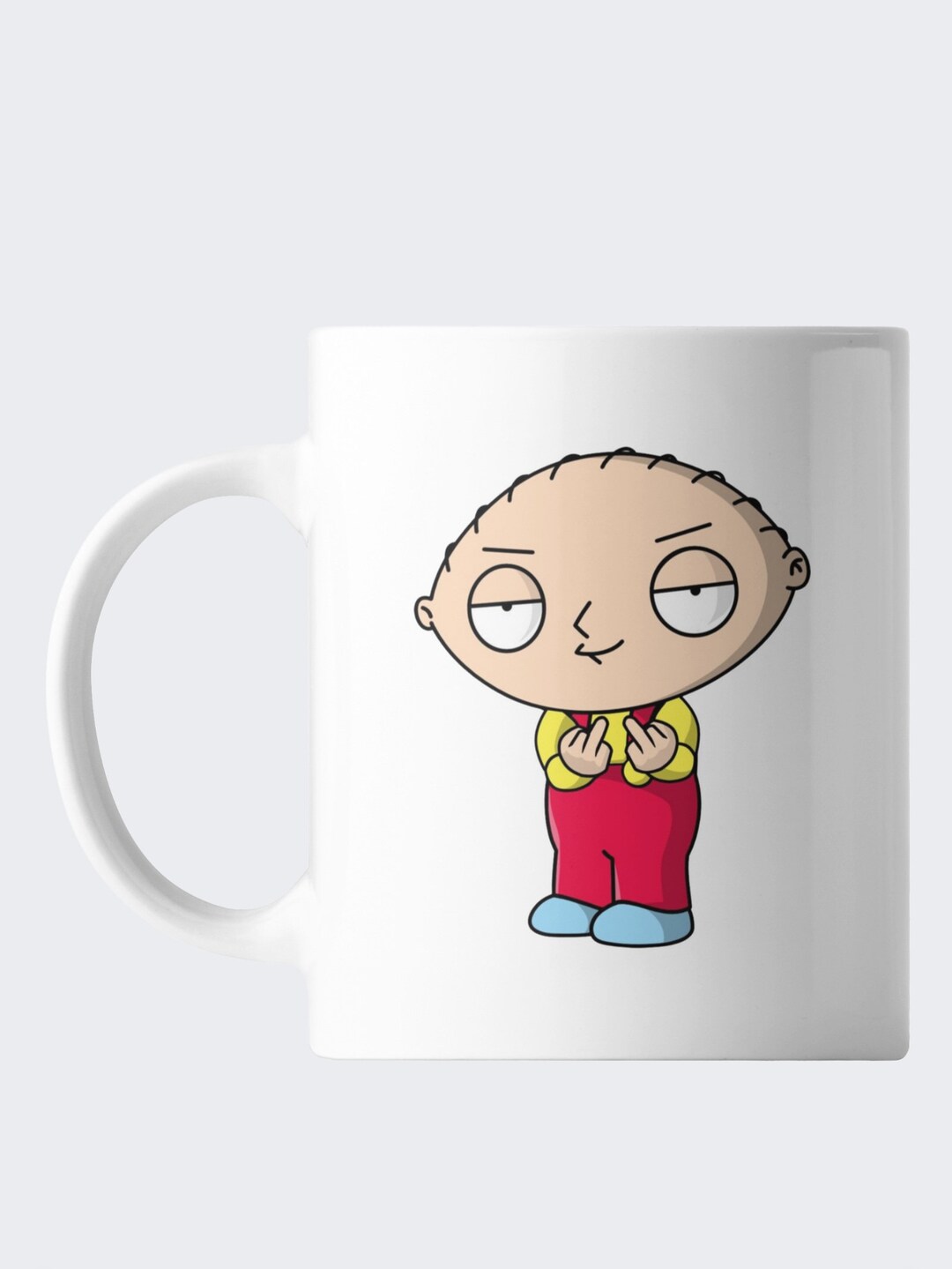 Funny Rude Stewie Griffin Middle Finger 10 Oz Tea Coffee Mug - Etsy
