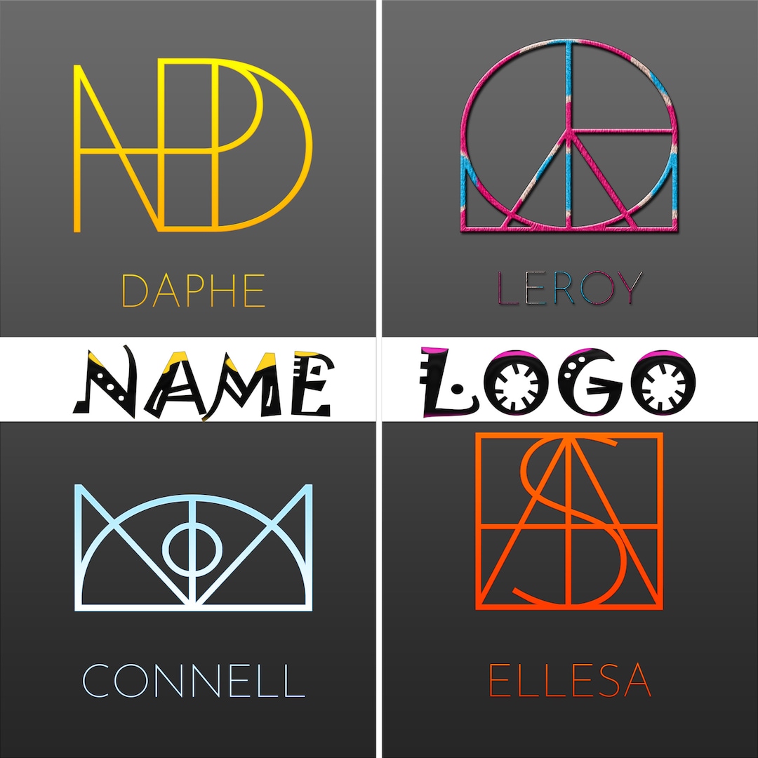 Custom Name Logo Design: Business Branding (2000x2000 Px) - Etsy