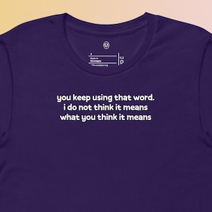 You Keep Using That Word Quote - Etsy