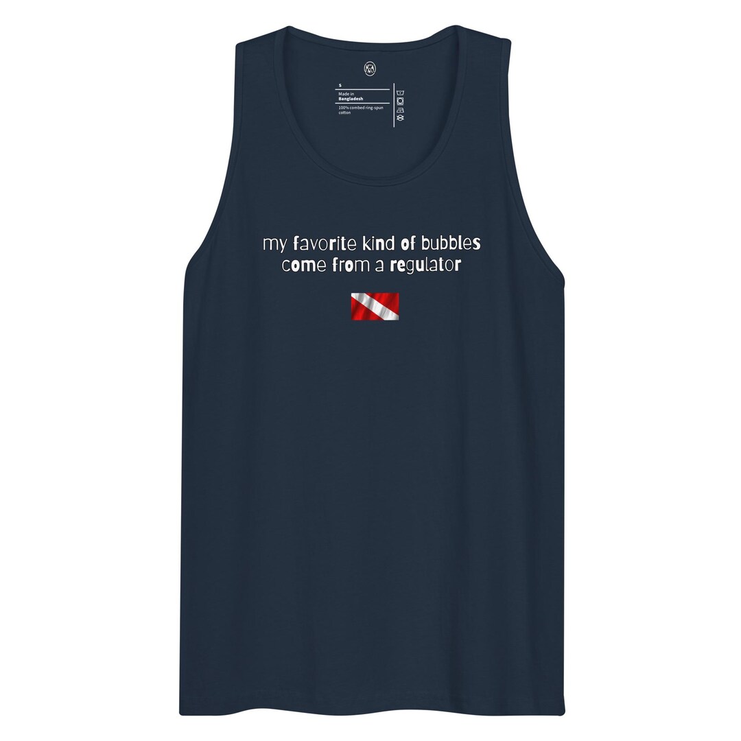 My Favorite Kind of Bubbles, Scuba Diver Tank Top, Diving Tank Top ...