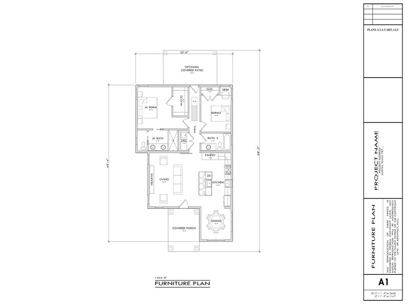1200 SF 2BD 2BA HOUSE PLAN - Etsy