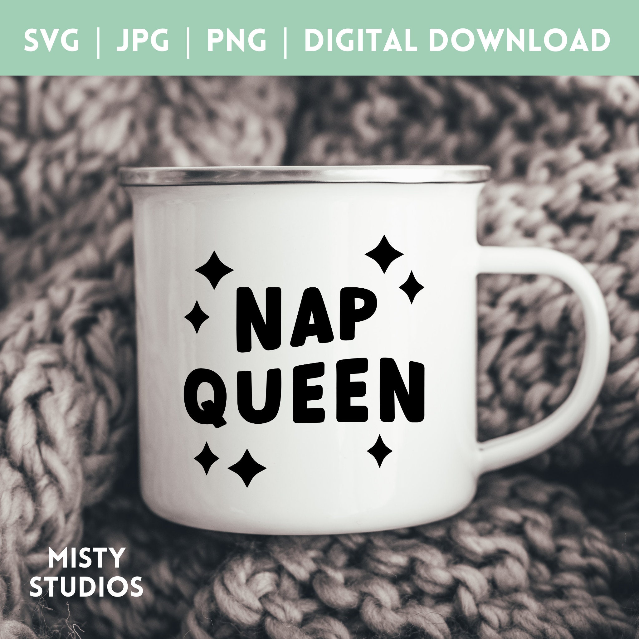 Nap Queen SVG Cute Download for Baby Onesie, Nap Queen Gift for Girls ...