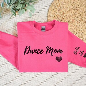 Custom Dance Mom Sweatshirt, Dance Mom Shirt, Dance Mama Crewneck ...