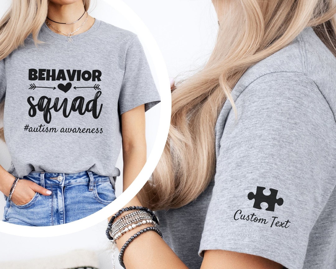 Custom Behavior Squad Shirt, BCBA, Autism Awareness, Special Education ...