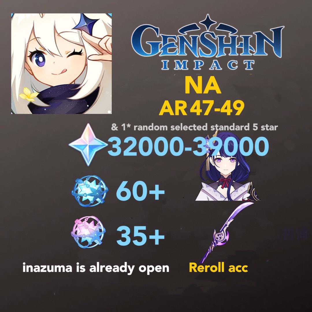 NA Raiden Shogun Signature Weapon GI 330 Wishes AR40 - Etsy