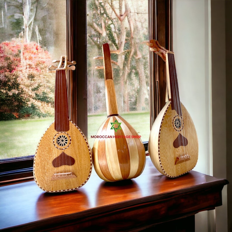 Small Lute Oud Music Instrument With String Melodies, Handmade Musical ...