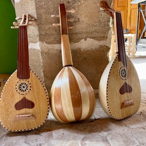 Small Lute Oud Music Instrument With String Melodies, Handmade Musical ...
