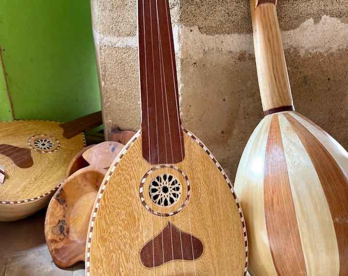 Small Lute Oud Music Instrument With String Melodies, Handmade Musical ...