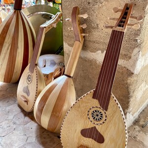 Small Lute Oud Music Instrument With String Melodies, Handmade Musical ...