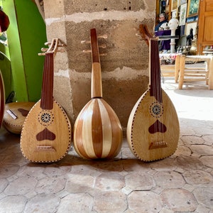 Small Lute Oud Music Instrument With String Melodies, Handmade Musical ...