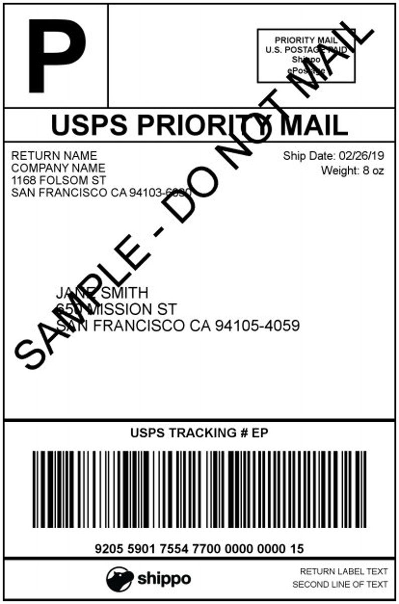 Buy USPS Shipping Label DISCOUNTED up to 5 Lb, 7 Dollars Ground ...