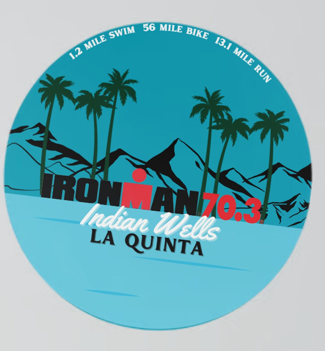 Ironman 70.3 Indian Wells Sticker - Etsy