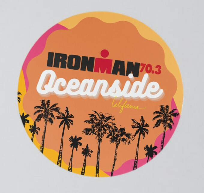 Ironman Oceanside 70.3 Sticker - Etsy