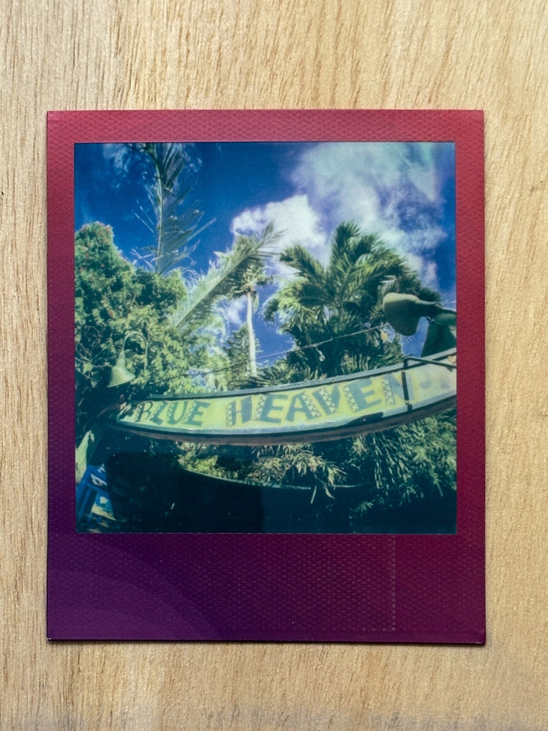 Blue Heaven / Polaroid / Florida Keys / Key West / Print / Photo ...