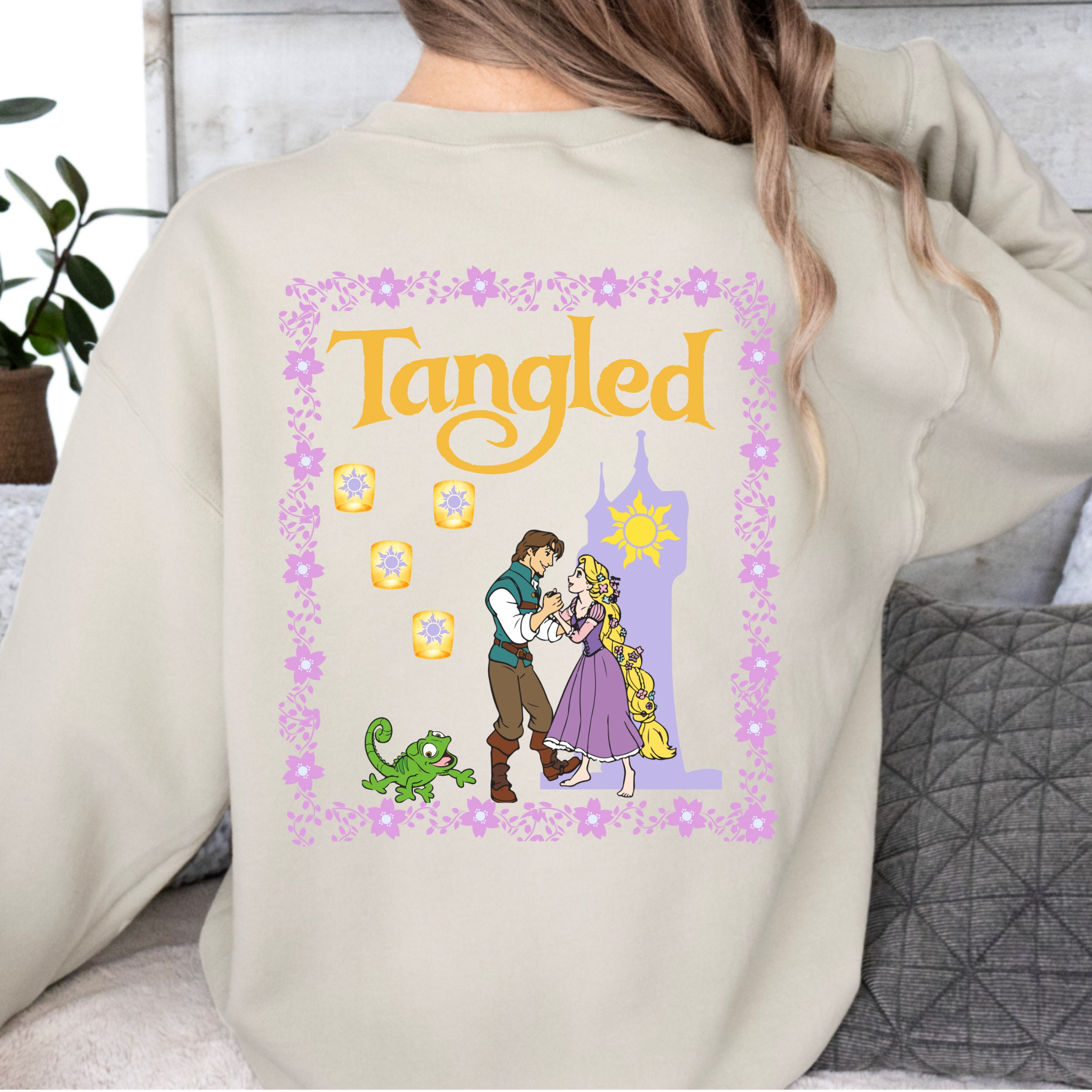 Rapunzel Princess Sweatshirt, Disney Princess Sweatshirt, Tangled ...