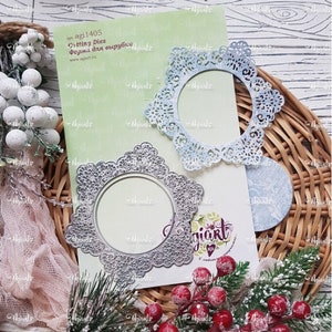 Metal Cutting Dies "nostalgia Frame Napkin", Agiart, Cutting Die Craft ...