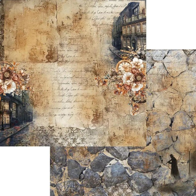Scrapbook Paper Pack | Behind Closed Doors | 8x8 Inch (20.3x20.3 Cm ...