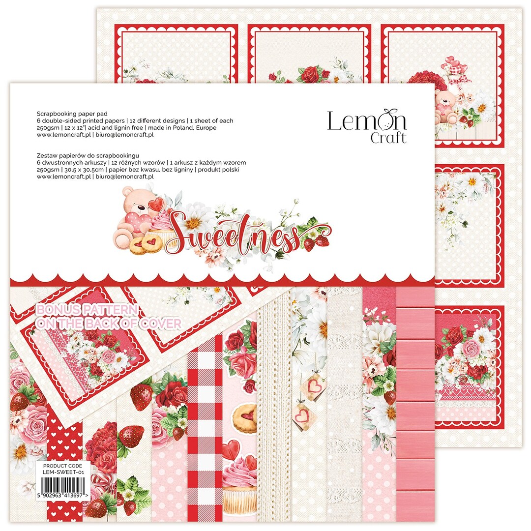 Choose by Collection Sweetness, Lemoncraft, Scrapbooking Paper Set ...