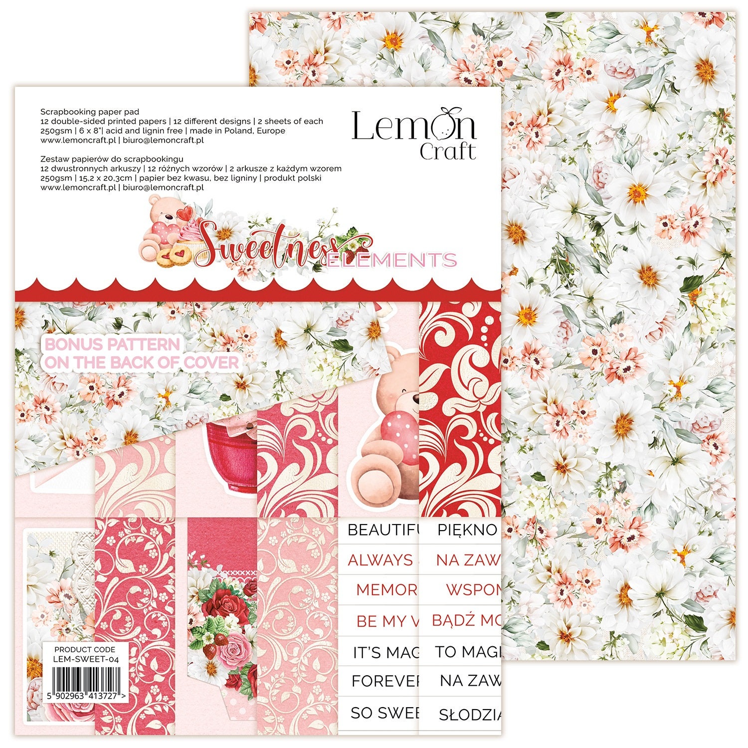 Choose by Collection Sweetness, Lemoncraft, Scrapbooking Paper Set ...