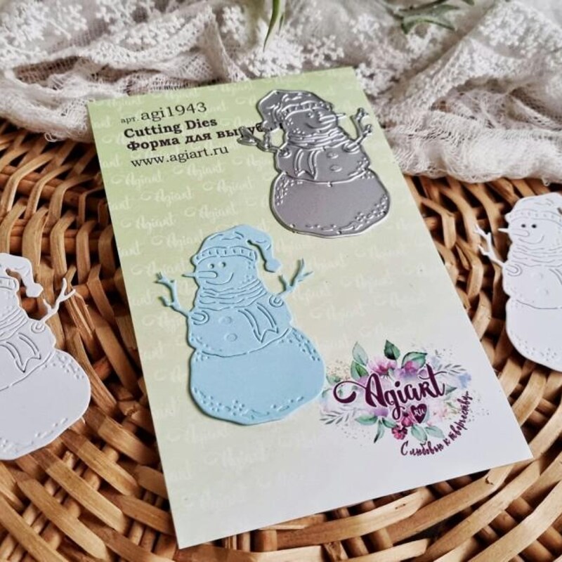 Snowman Metal Die Cuts - Etsy