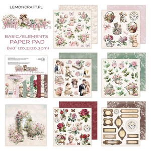 Choose by Collection Secret Garden, Lemoncraft, Scrapbooking Paper Set ...
