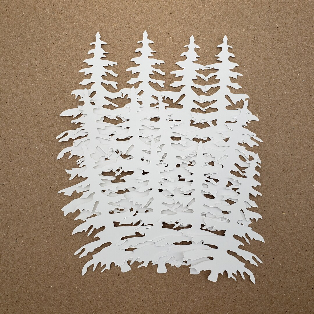 12 Die-cut Christmas Tree for Stunning Crafting Creations - Etsy