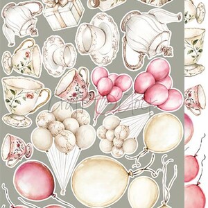 6x12, 18 Sheets, Extras Set for Cut, Rose Emotions, Craft O'clock ...