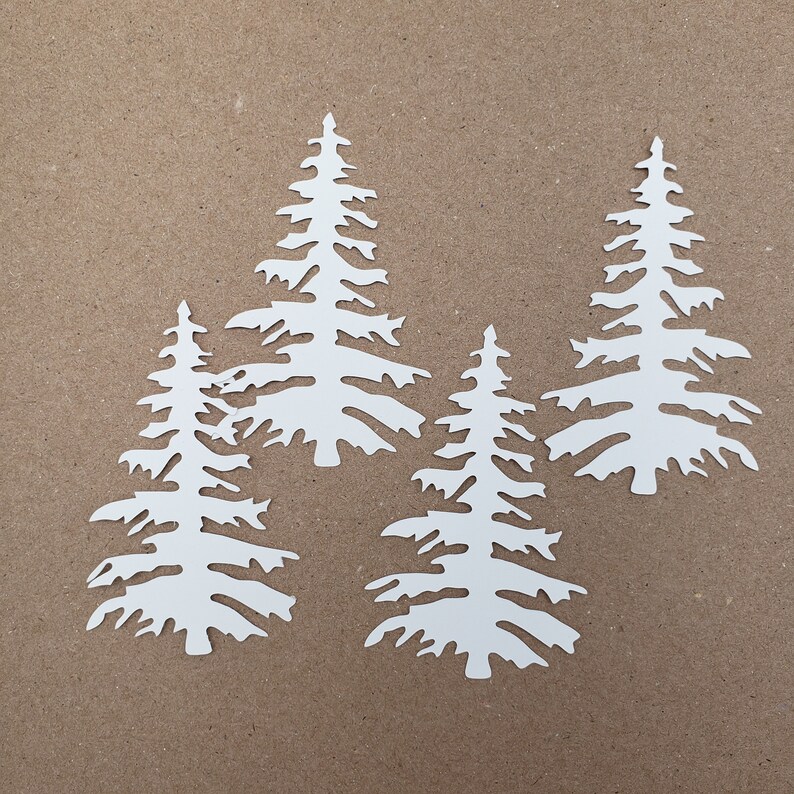 12 Die-cut Christmas Tree for Stunning Crafting Creations - Etsy