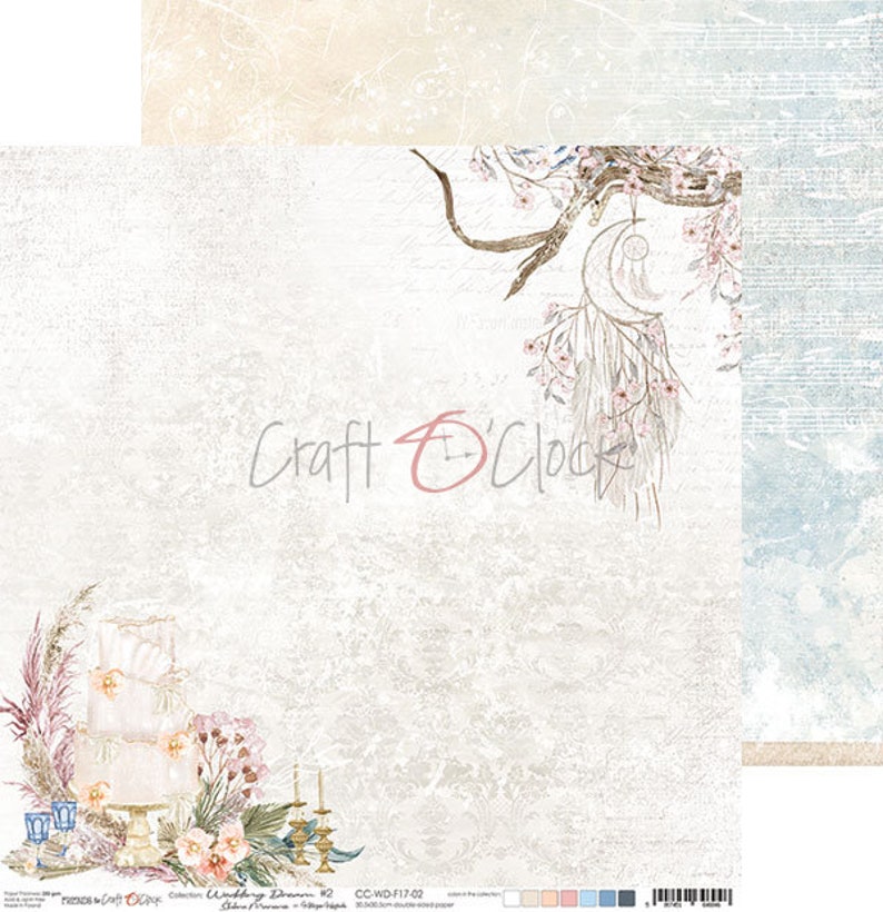 Collection WEDDING DREAM, Craft O'clock, Sheets for Cutting ...