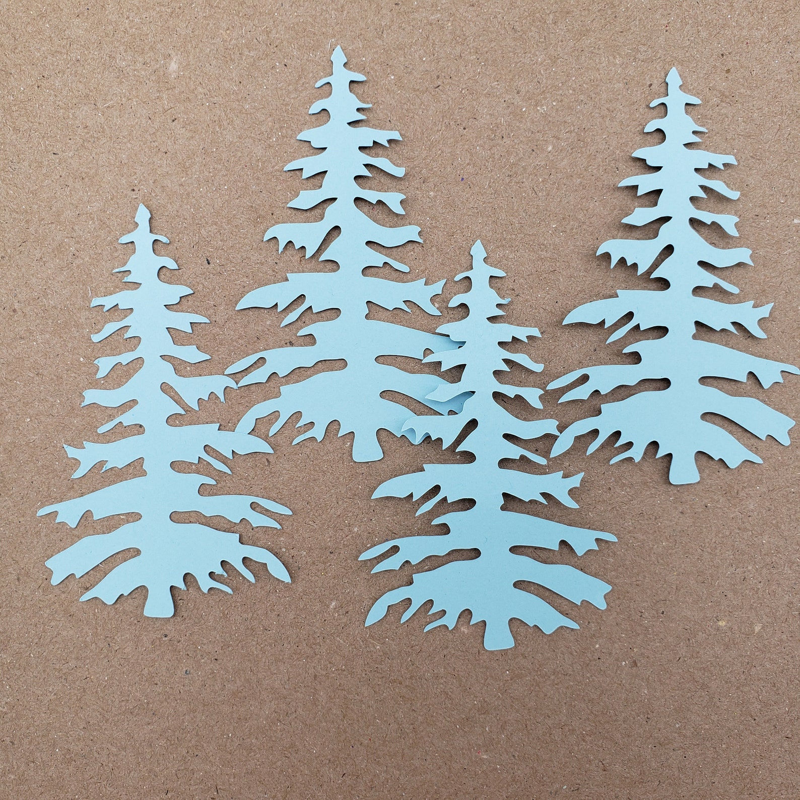 12 Die-cut Christmas Tree for Stunning Crafting Creations - Etsy