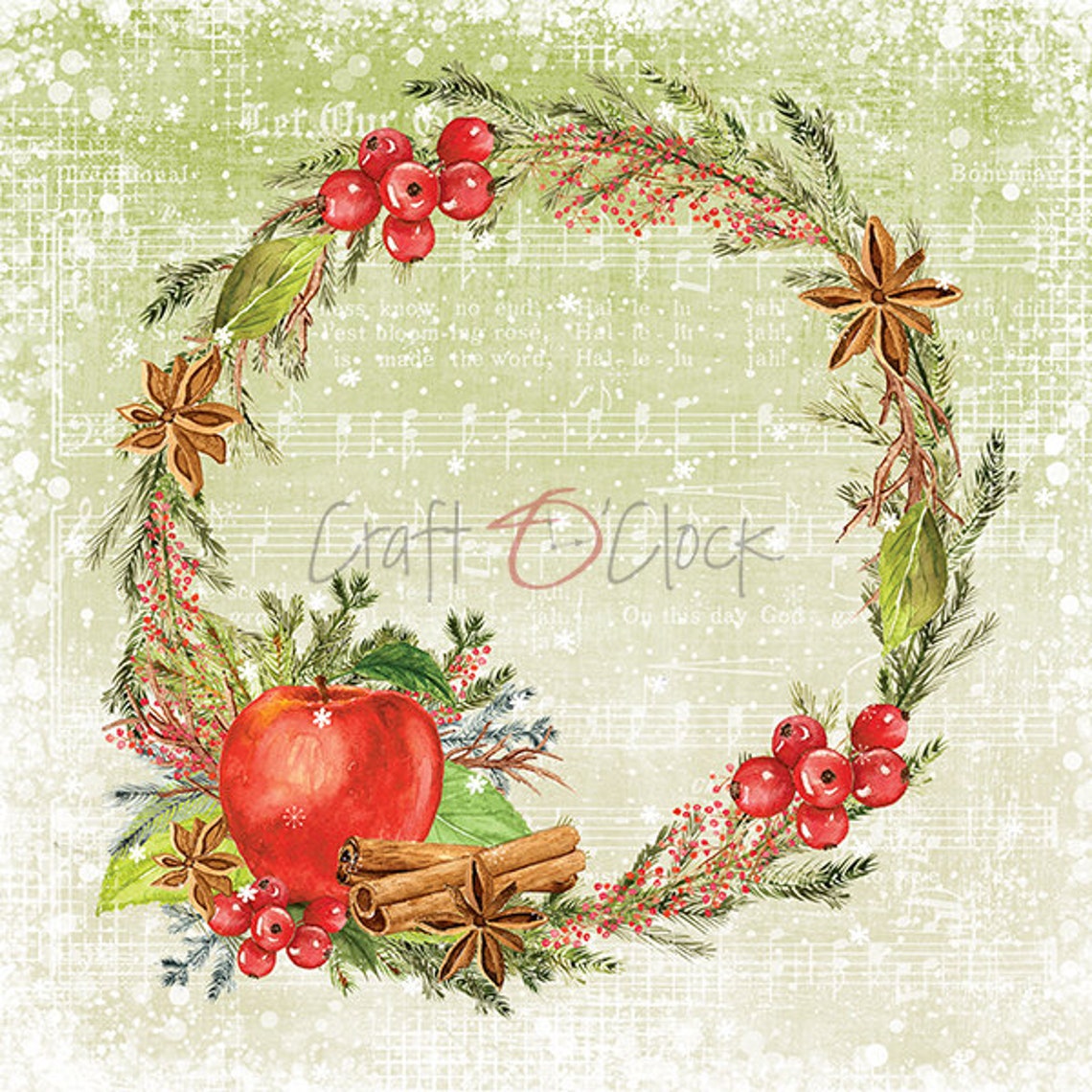 Collection CHRISTMAS TIME Craft O'clock Sheets for - Etsy