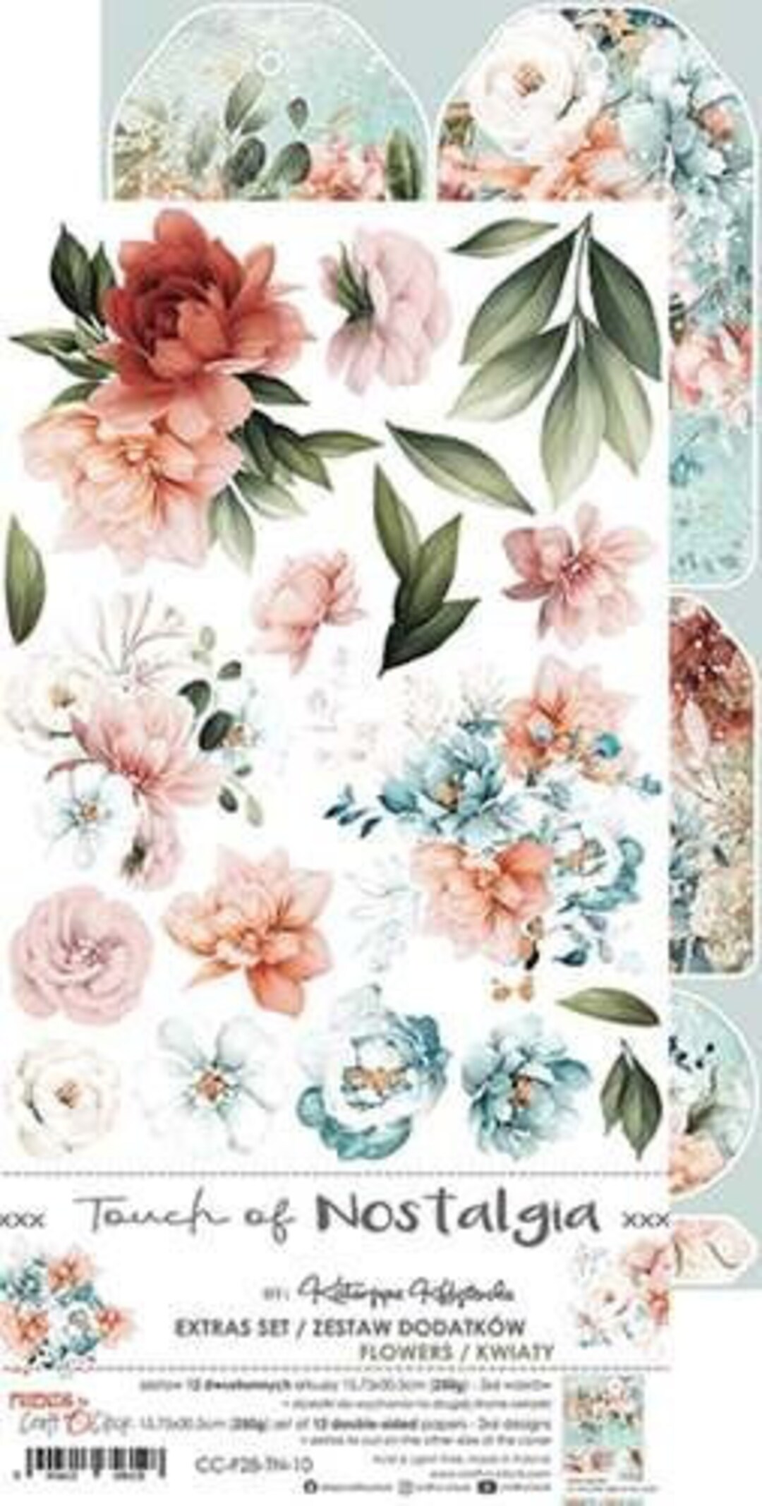 6x12, 12 Sheets, Extras Set for Cutt, Flowers – Touch of Nostalgia ...