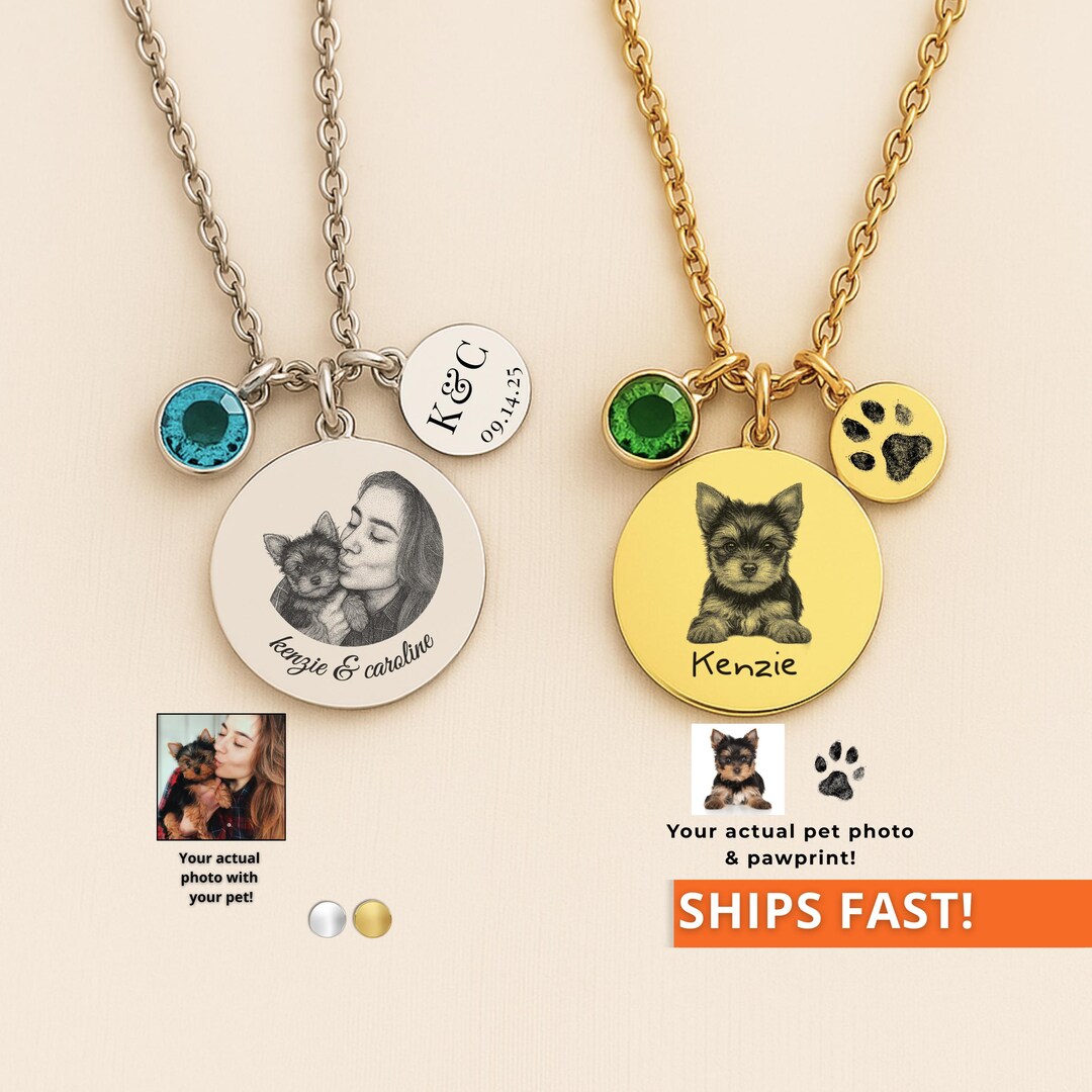 Yorkshire Terrier Necklace,yorkshire Terrier Charm,gold Yorkshire Face ...