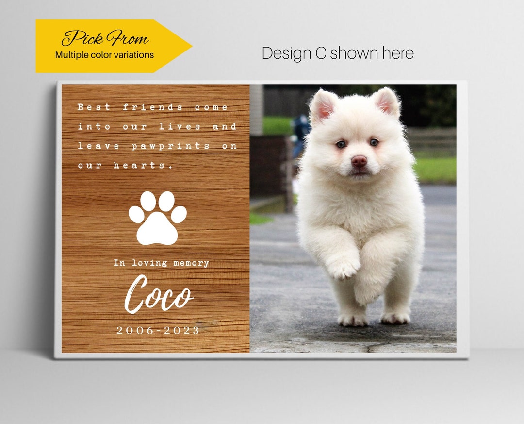 Pet Rememberance Frame, Rip Dog, Pet Bereavement Gift,dog Death Frame ...