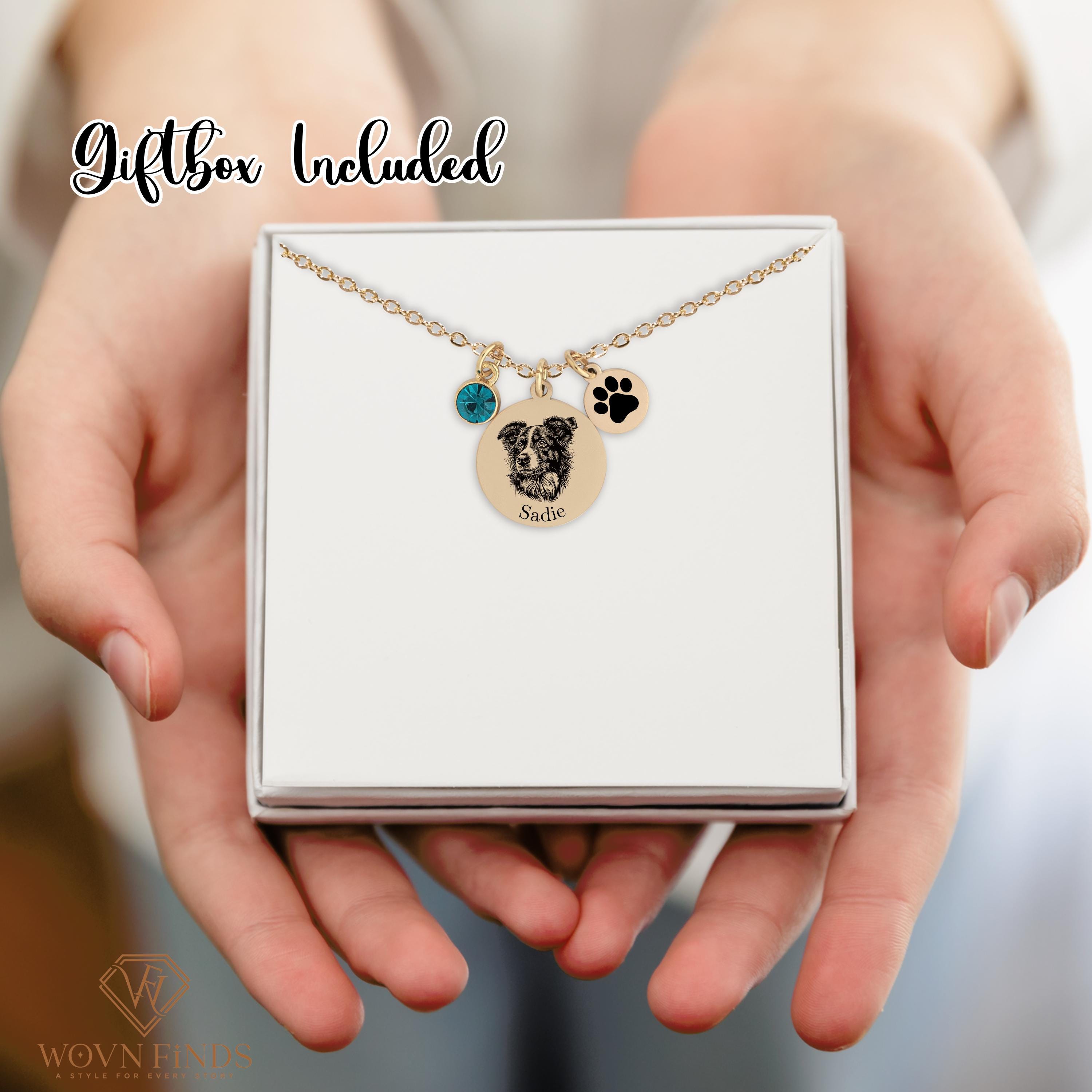 Australian Shepherd Necklace,personalized Tiny Australian Shepherd ...
