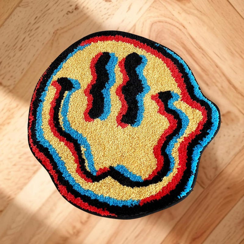 Trippy Rug - Etsy