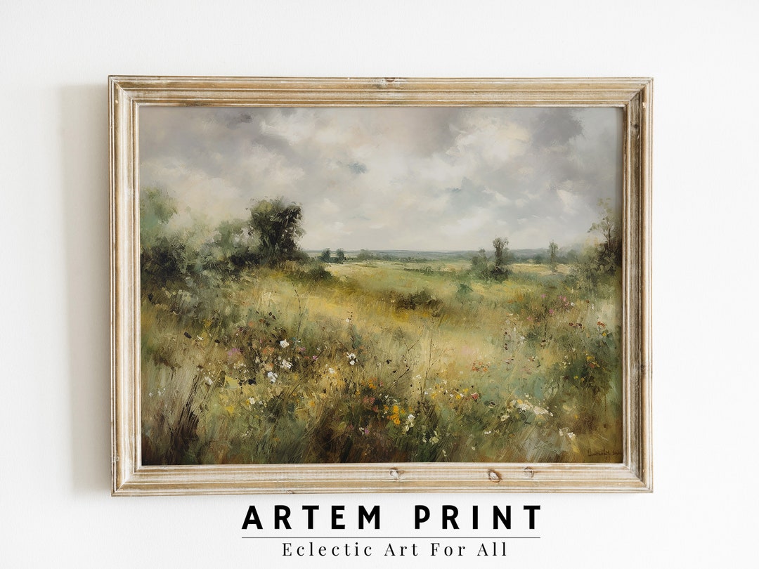 Vintage Countryside Art Rustic Farmhouse Wall Decor Digital Download ...