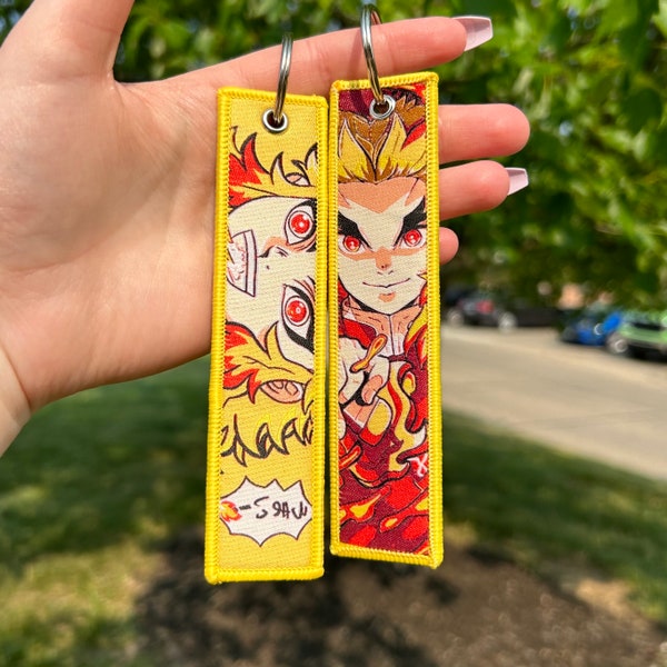 Anime Keychain - Etsy