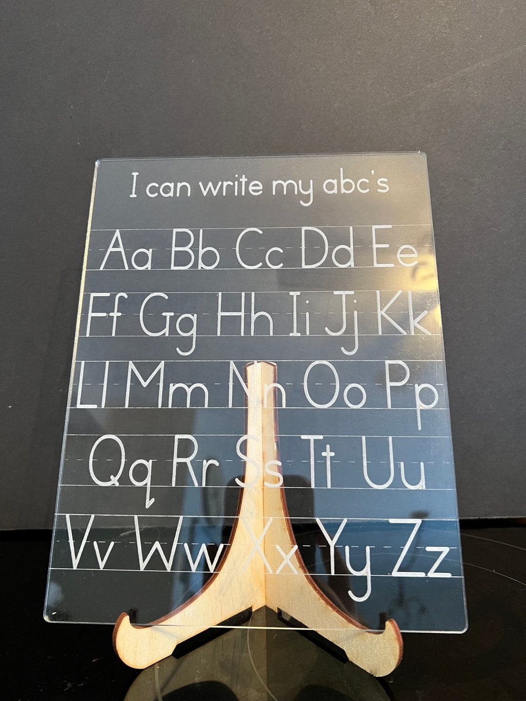 Laser Engraved Acrylic Lettering Sign for Kids - Etsy