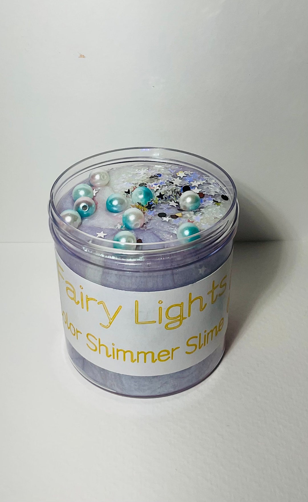 Slime - Fairy Lights Slime - Toy for Kids, Stars, Glitter, Slime, Pink ...
