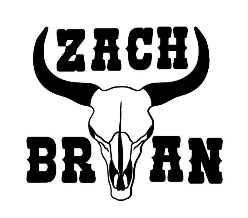 Zach Bryan SVG, Zach Bryan's Name SVG, Country Music, Western SVG - Etsy