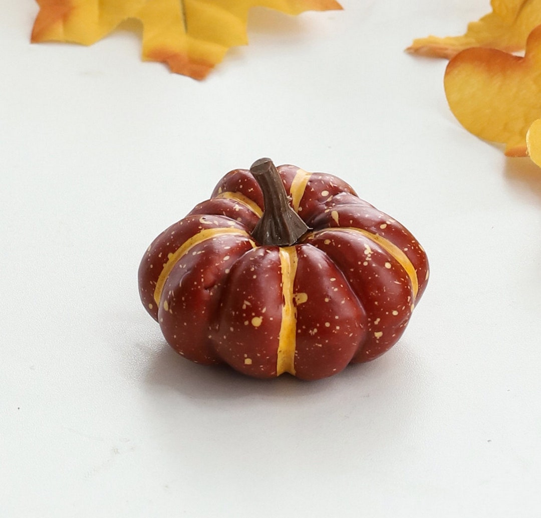 Miniature Realistic Pumpkin 3.5cm-handcrafted Tiny Pumpkin - Etsy