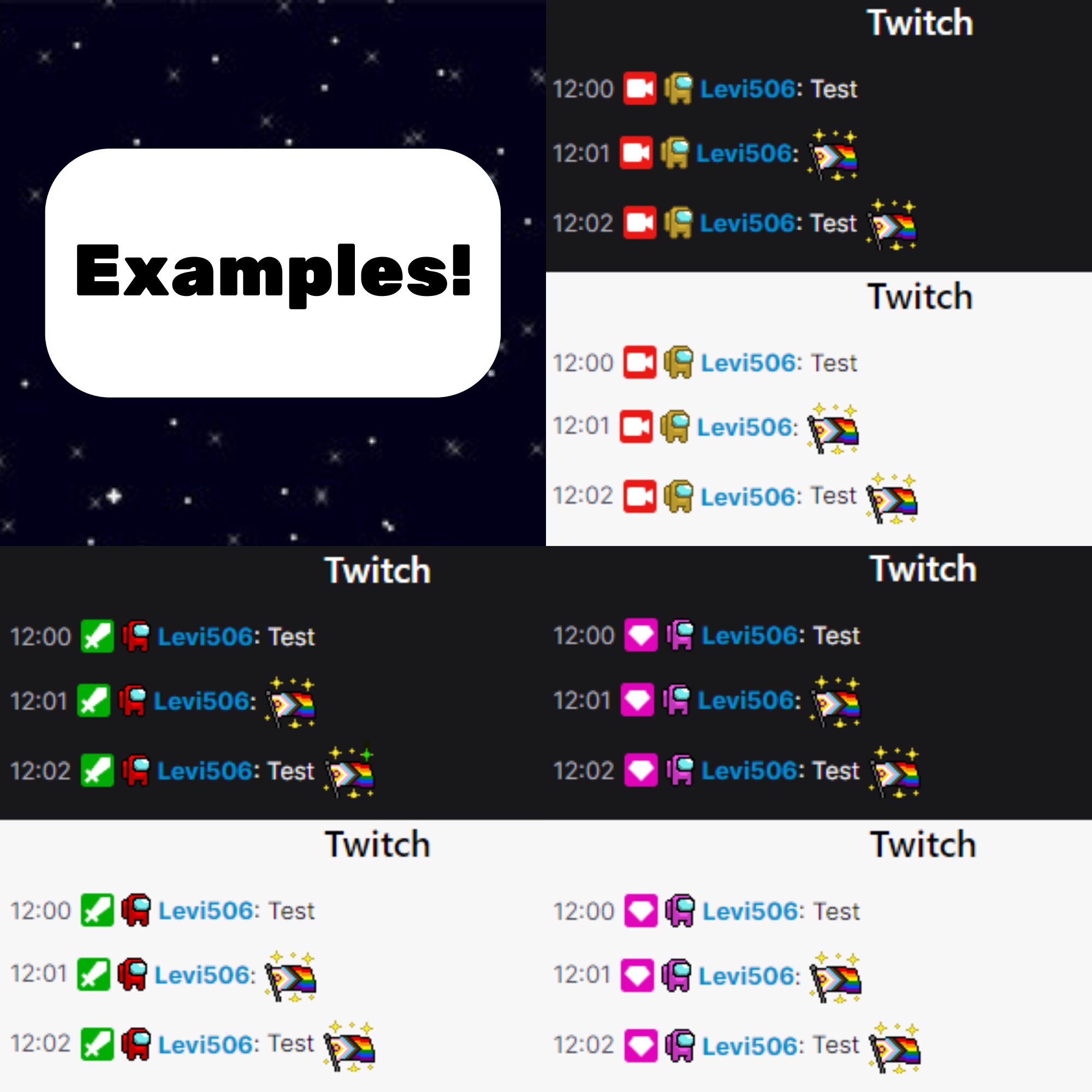 Among Us Twitch Badges | Pixel Art and Ready to Use! 20 Colors! - Etsy