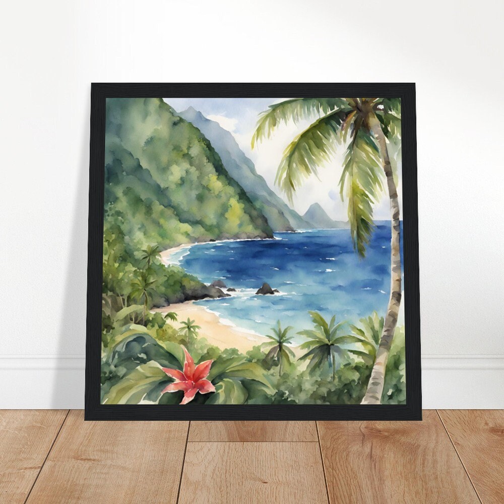 American Samoa National Park Art, American Samoa Painting, American ...