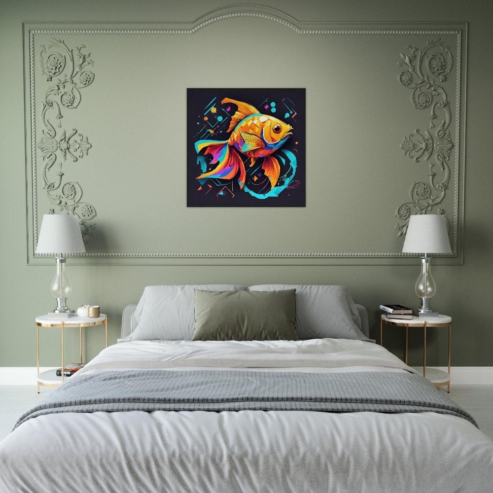 Fish Pop Art, Fish Painting, Marine Pop Art, Pop Art Painting, Pop Art ...